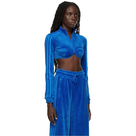 Jeremy Scott x Adidas | Sweaters | Adidas X Jeremy Scott Blue Velvor ...